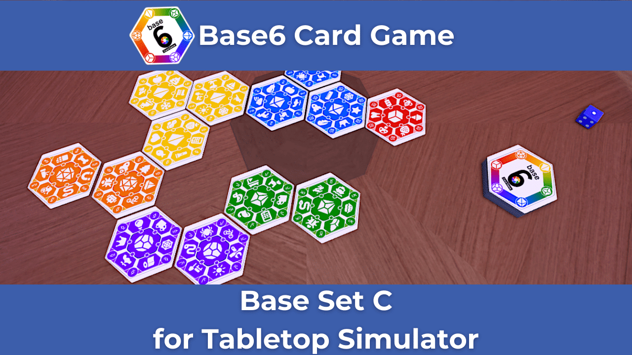 Base6 Card Game Base Set C for Tabletop Simulator - Base6 Card Game